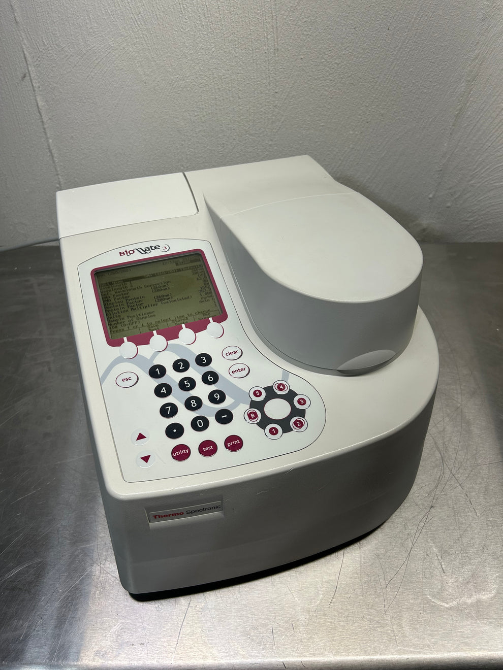 Thermo Scientific BioMate 3 Spectrophotometer 6 positions 2nd payment ...